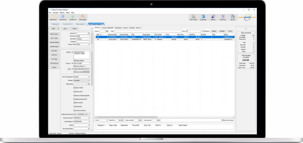Resale and Consignment Software POS Business Solutions