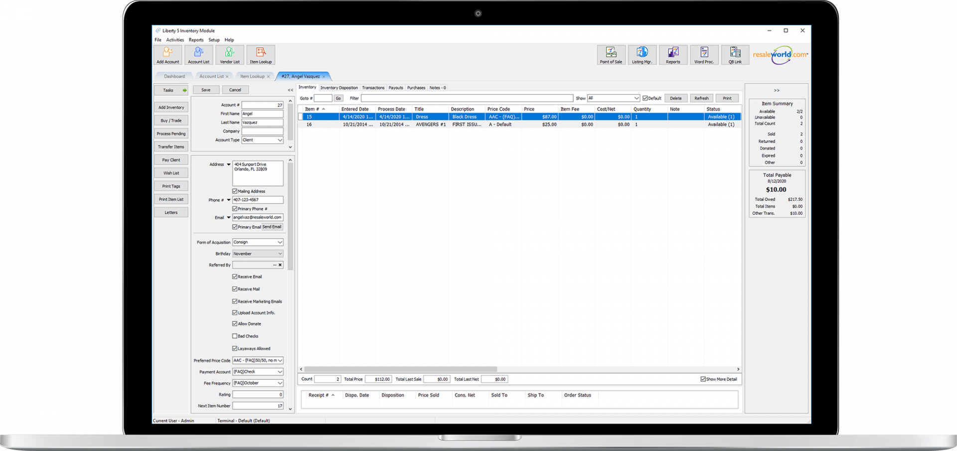 Resale and Consignment Software POS Business Solutions