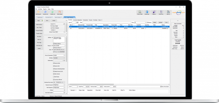 Resale and Consignment Software POS Business Solutions