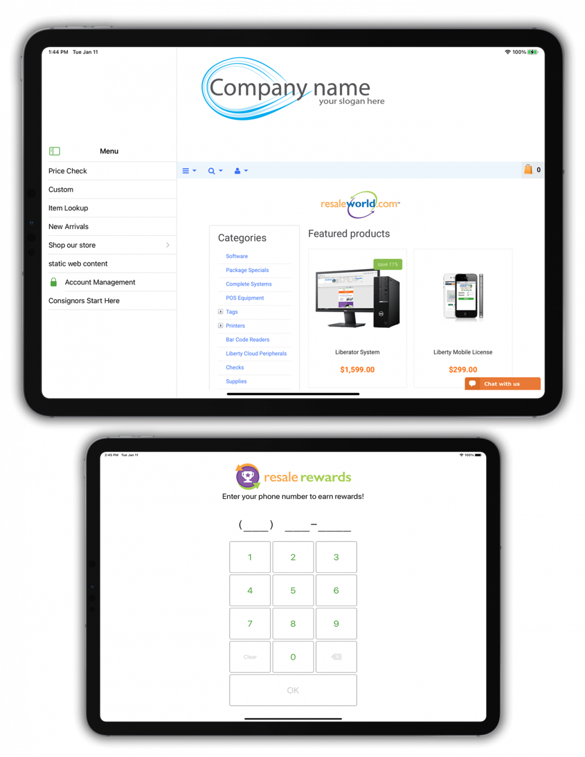 Liberty Kiosk - Resaleworld.com